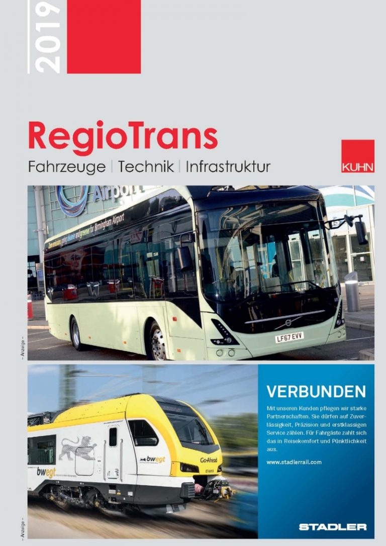 Die neue Ausgabe »RegioTrans 2019« ist da!